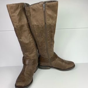 BareTraps | Shoes | Bare Traps Salvador Vegan Suede Knee Riding Boots ...